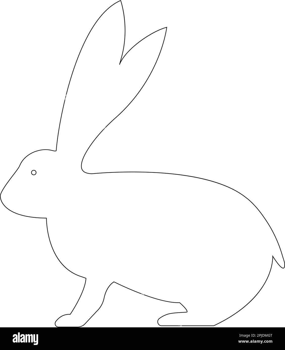 simple and elegant rabbit logo vector template Stock Vector Image & Art ...