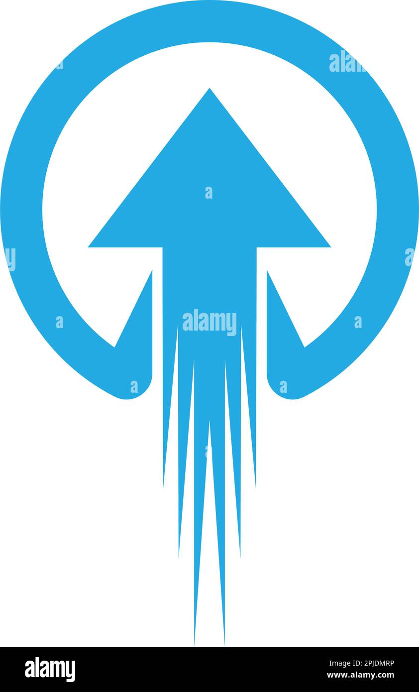 faster arrow logo vektor template Stock Vector Image & Art - Alamy