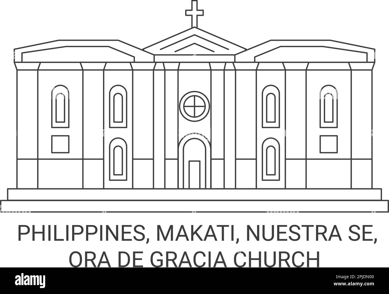 Philippines, Makati, Nuestra Se, Ora De Gracia Church travel landmark ...