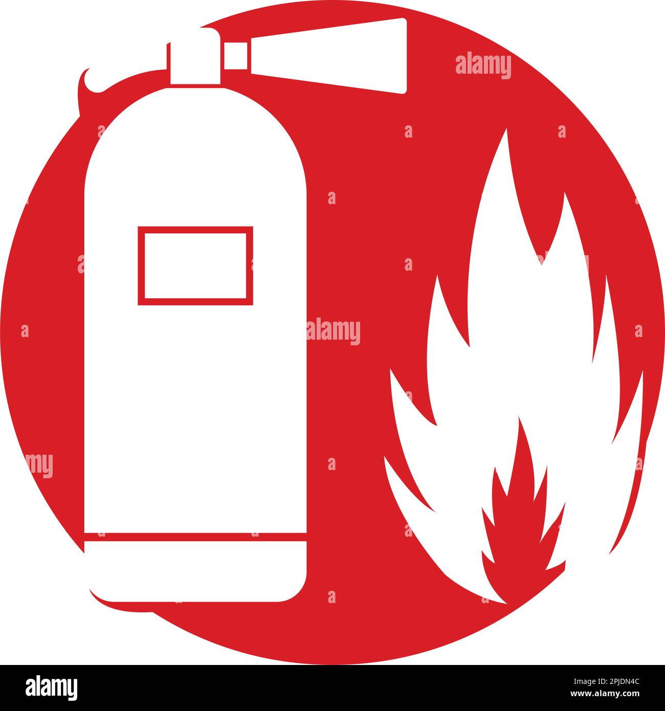 fire extinguisher logo vector icon template Stock Vector Image & Art ...