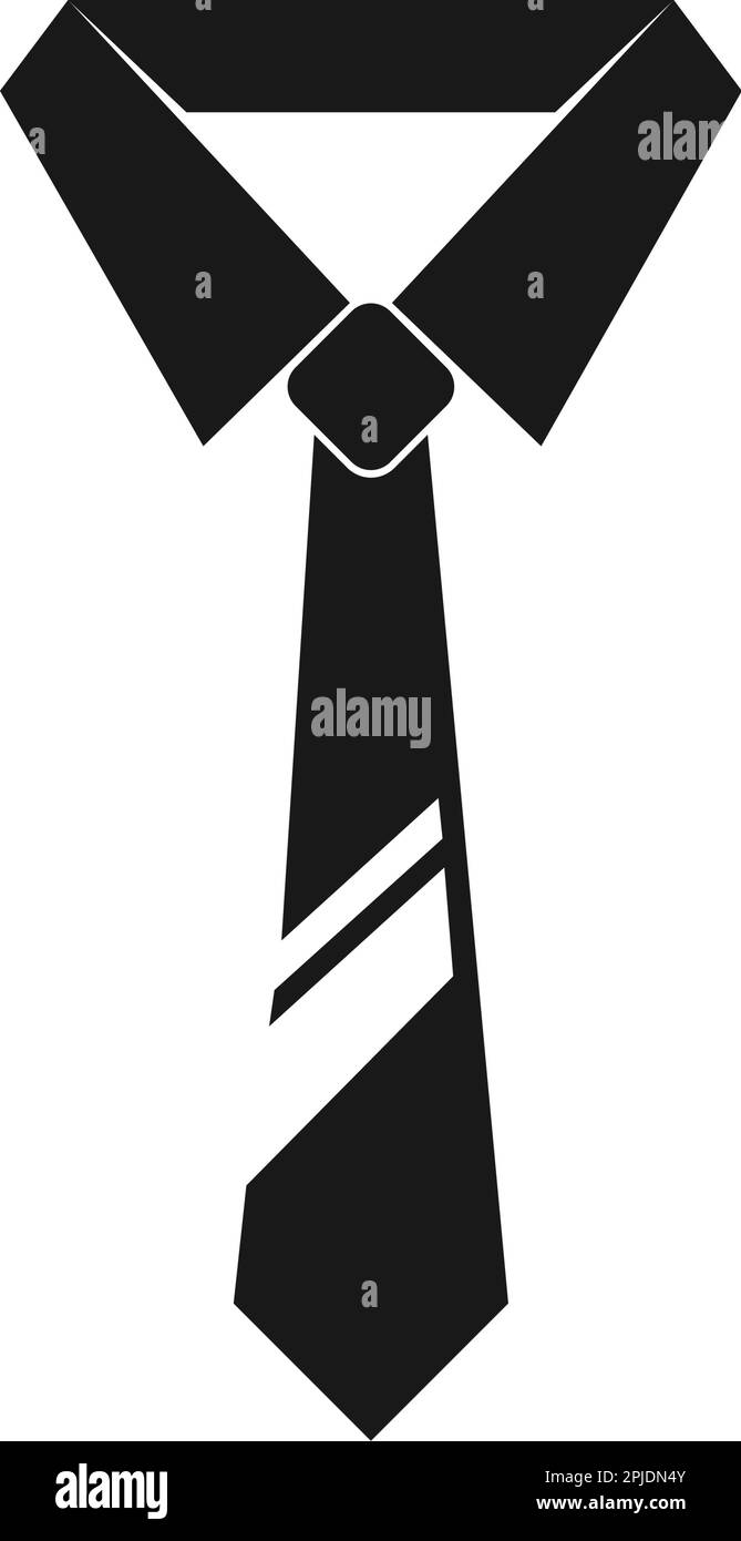 simple tie logo vector template Stock Vector Image & Art - Alamy