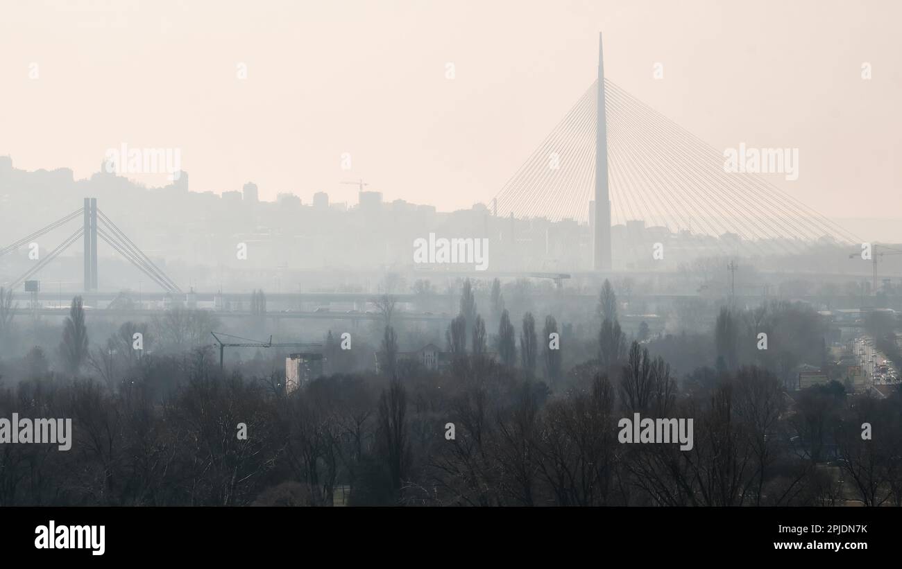Ada Bridge in the morning Stock Photo - Alamy