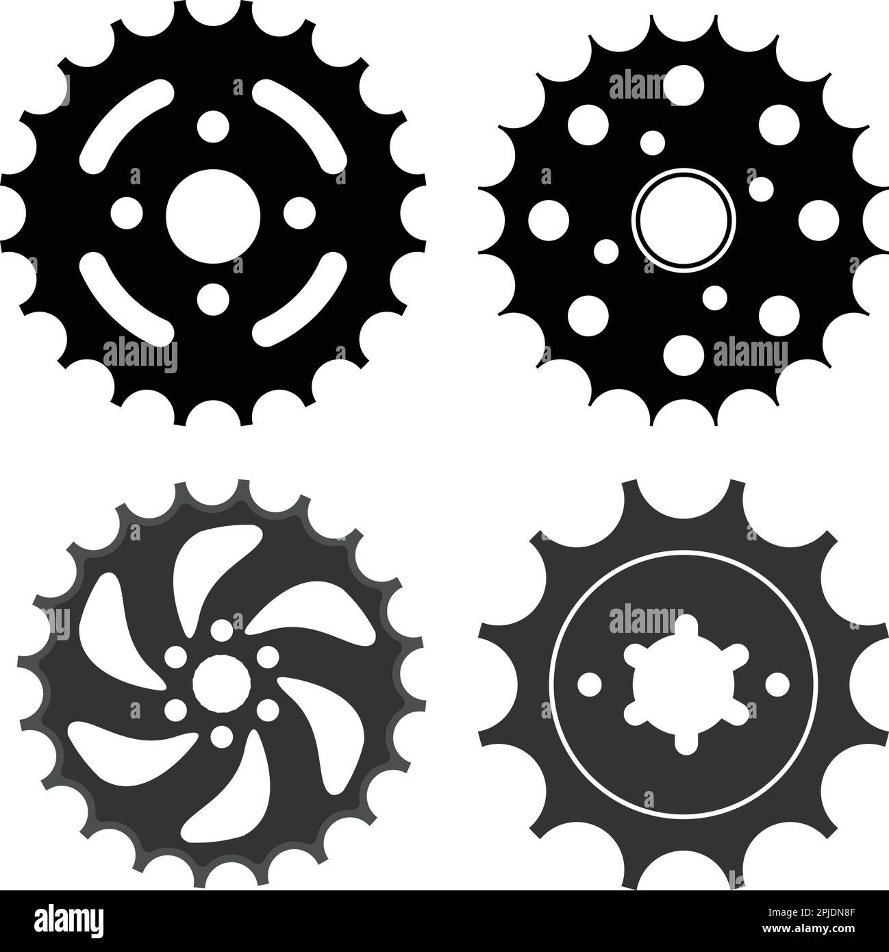 motorbike gear logo icon vector template Stock Vector Image & Art - Alamy