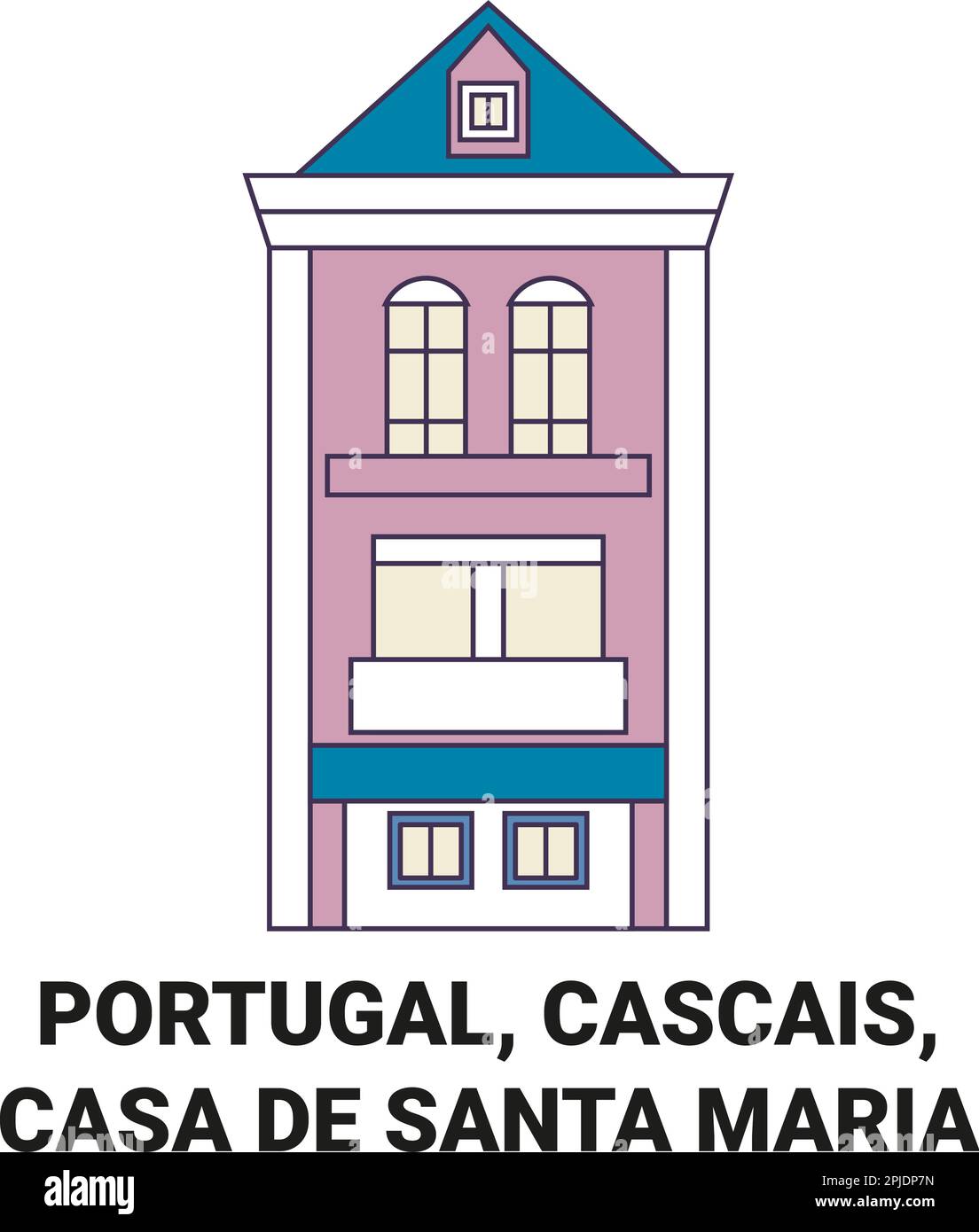 Cascais casa de santa maria Cut Out Stock Images & Pictures - Alamy