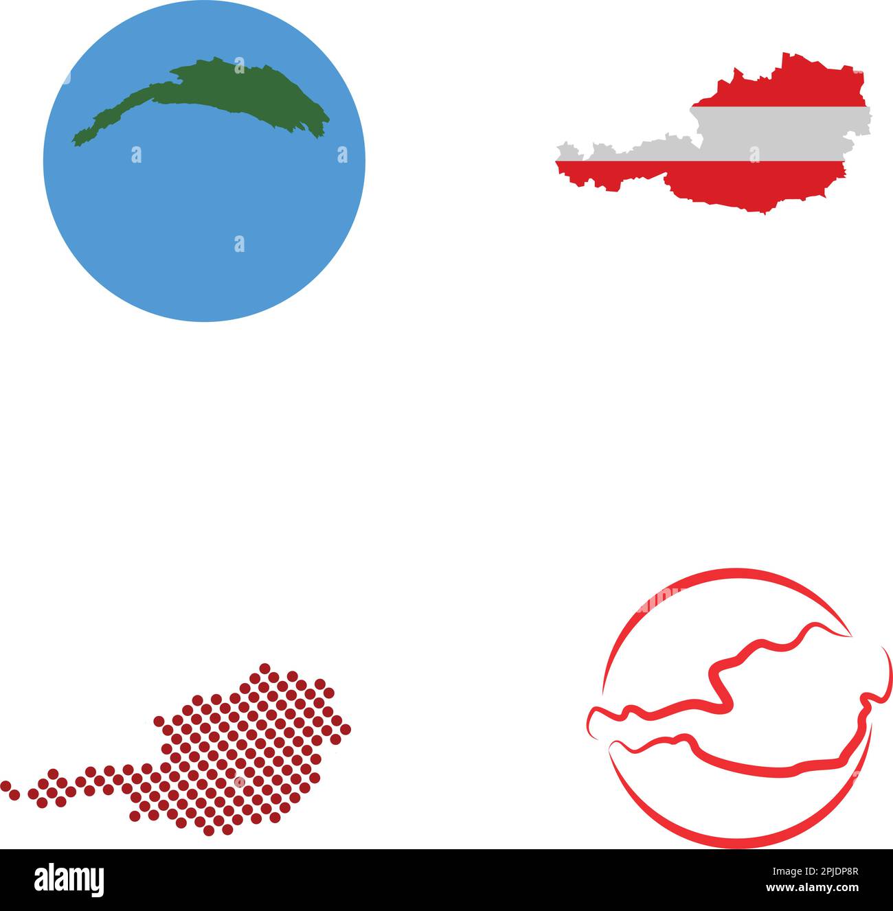 austria map logo illustration design Stock Vector Image & Art - Alamy