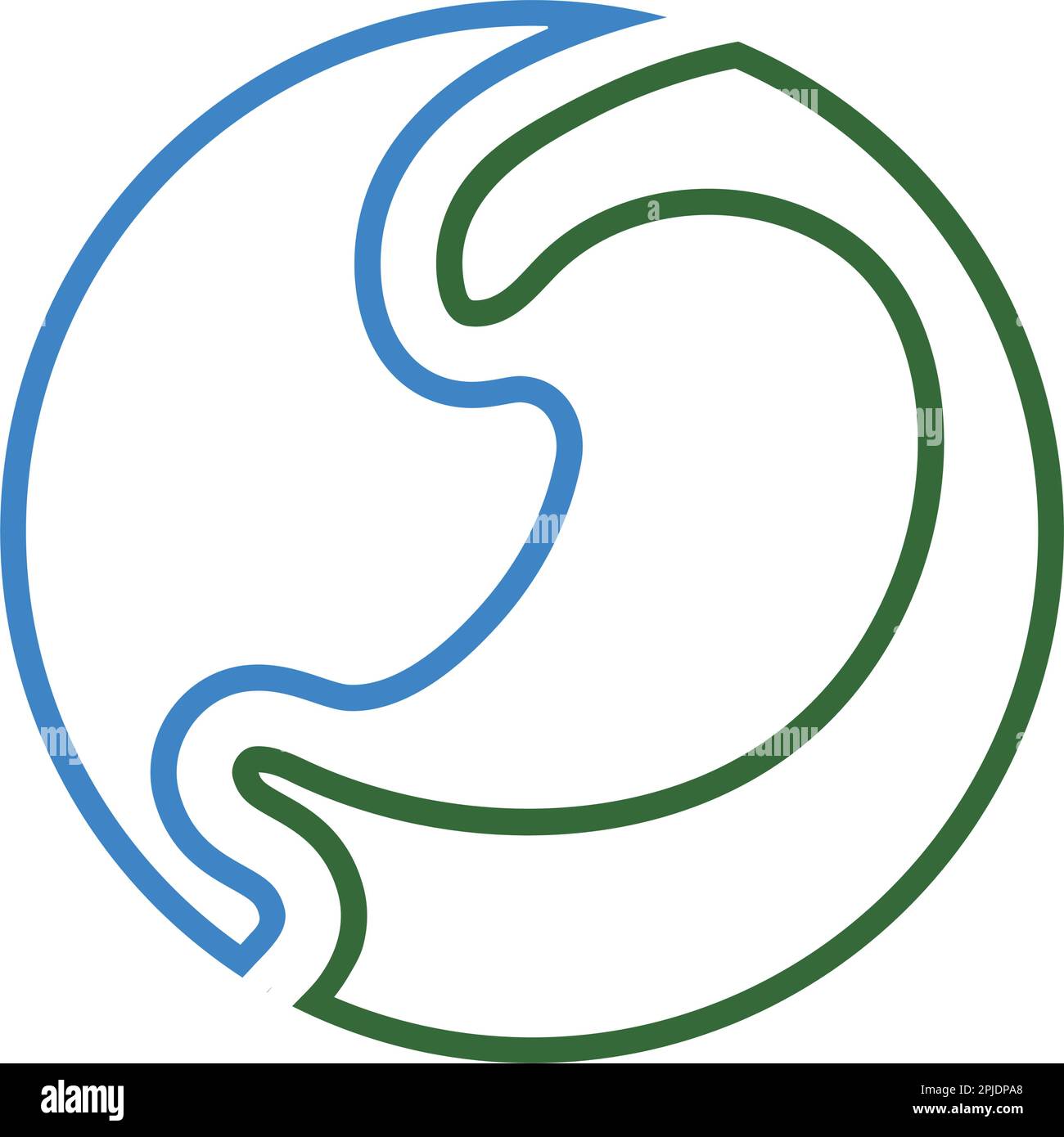 stomach logo vektor illustration design Stock Vector Image & Art - Alamy