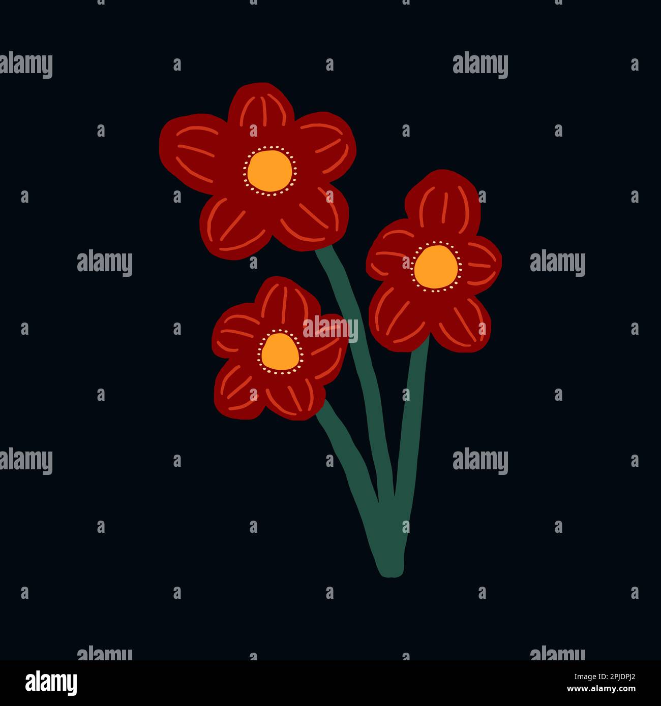 Rude flower Stock Vector Images - Alamy