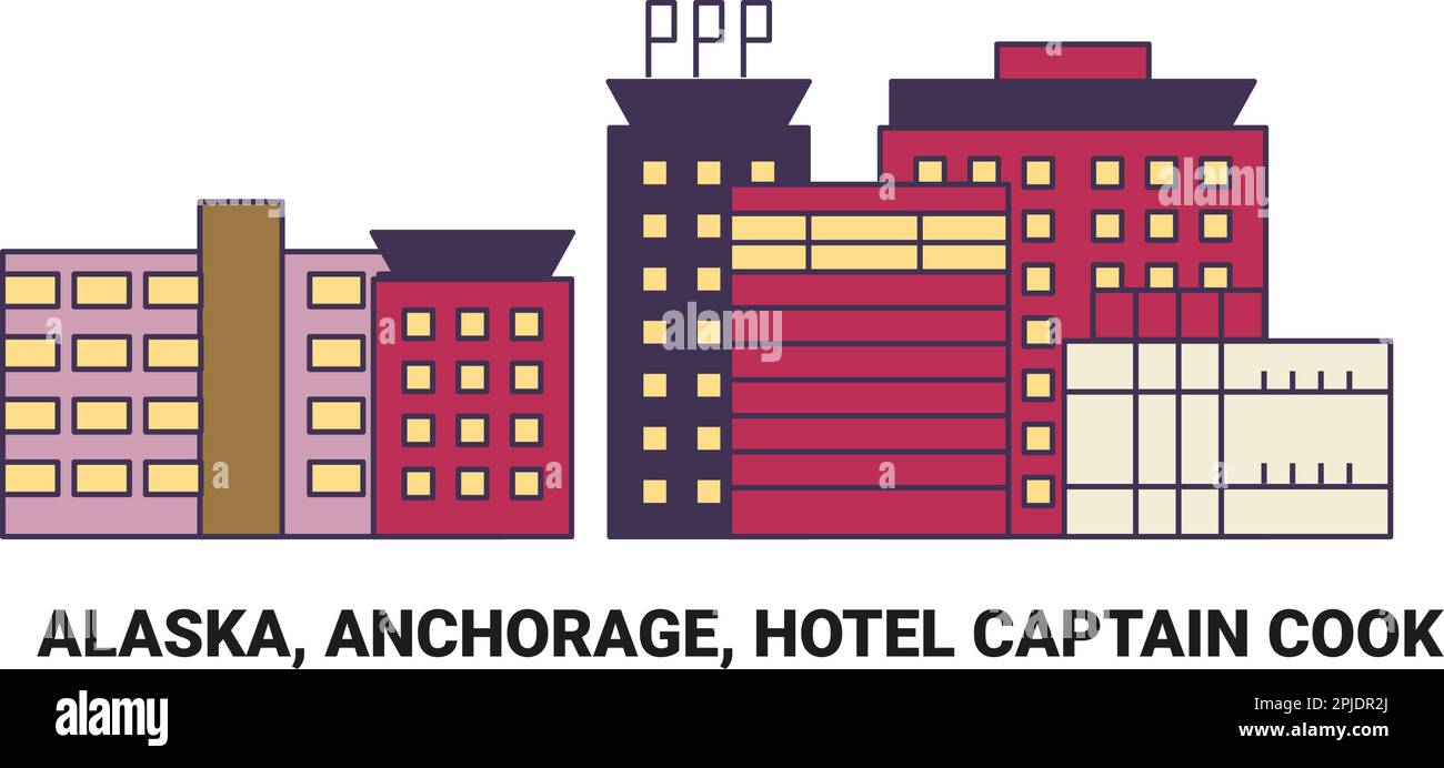 United States, Alaska, Anchorage, Hotel Captain Cook, travel landmark ...