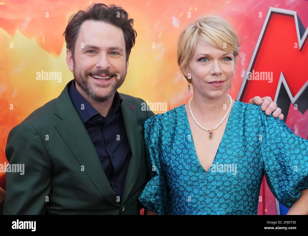 Los Angeles, USA. 01st Apr, 2023. (L-R) Charlie Day and Mary Elizabeth ...