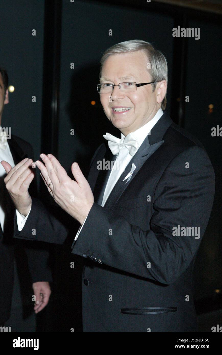 Kevin Rudd, Prime Minister of Australia A white tie fund-rasing gala ...