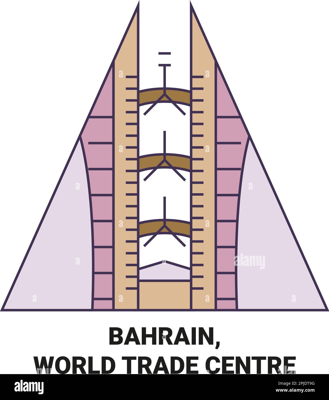 Bahrain manama world trade Cut Out Stock Images & Pictures - Alamy