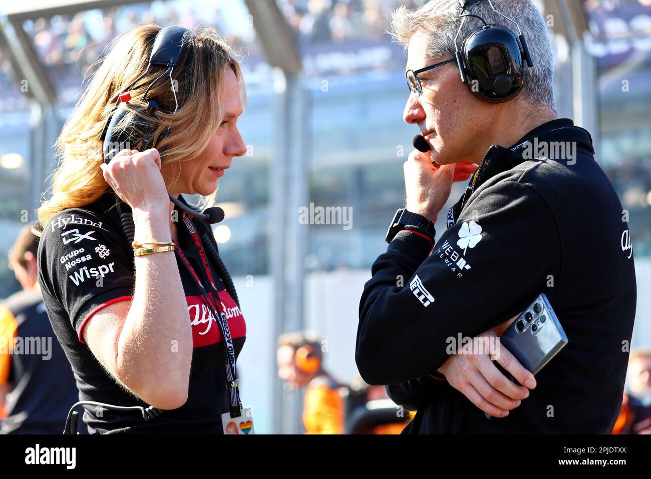 Melbourne, Australia. 02nd Apr, 2023. (L to R): Ruth Buscombe (GBR ...