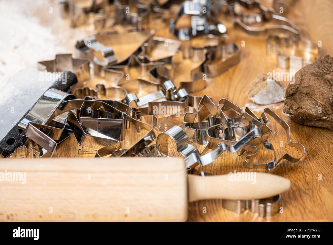 Shapes for making gingerbread cookies Stock Photo - Alamy