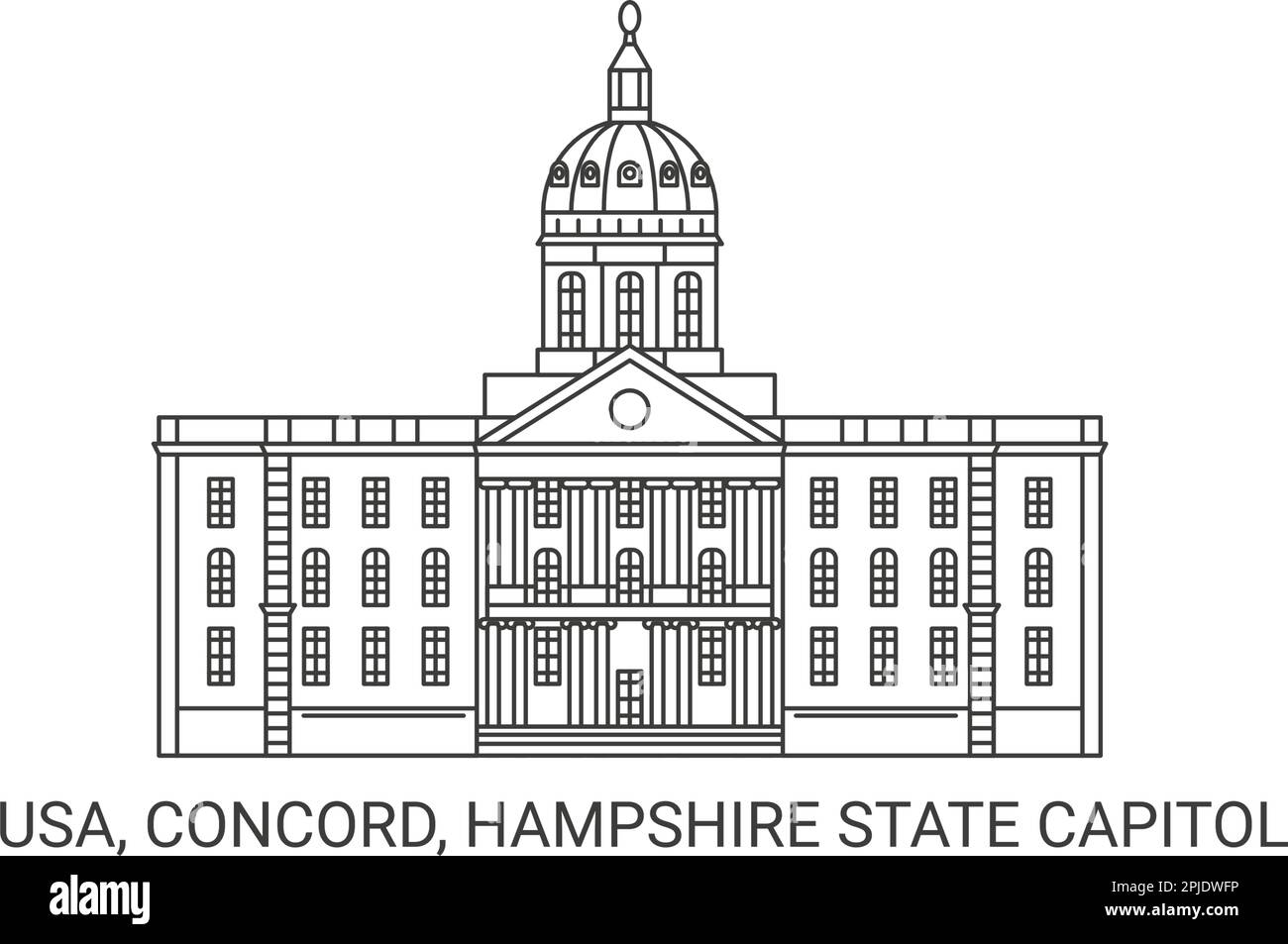 Concord capitol government Stock Vector Images - Alamy