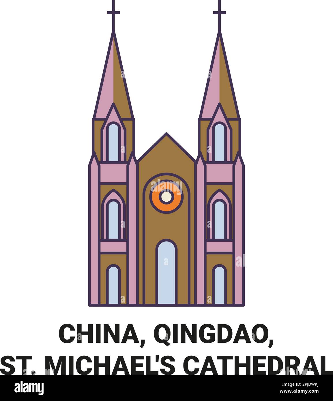 Zhejiang church Stock Vector Images - Alamy