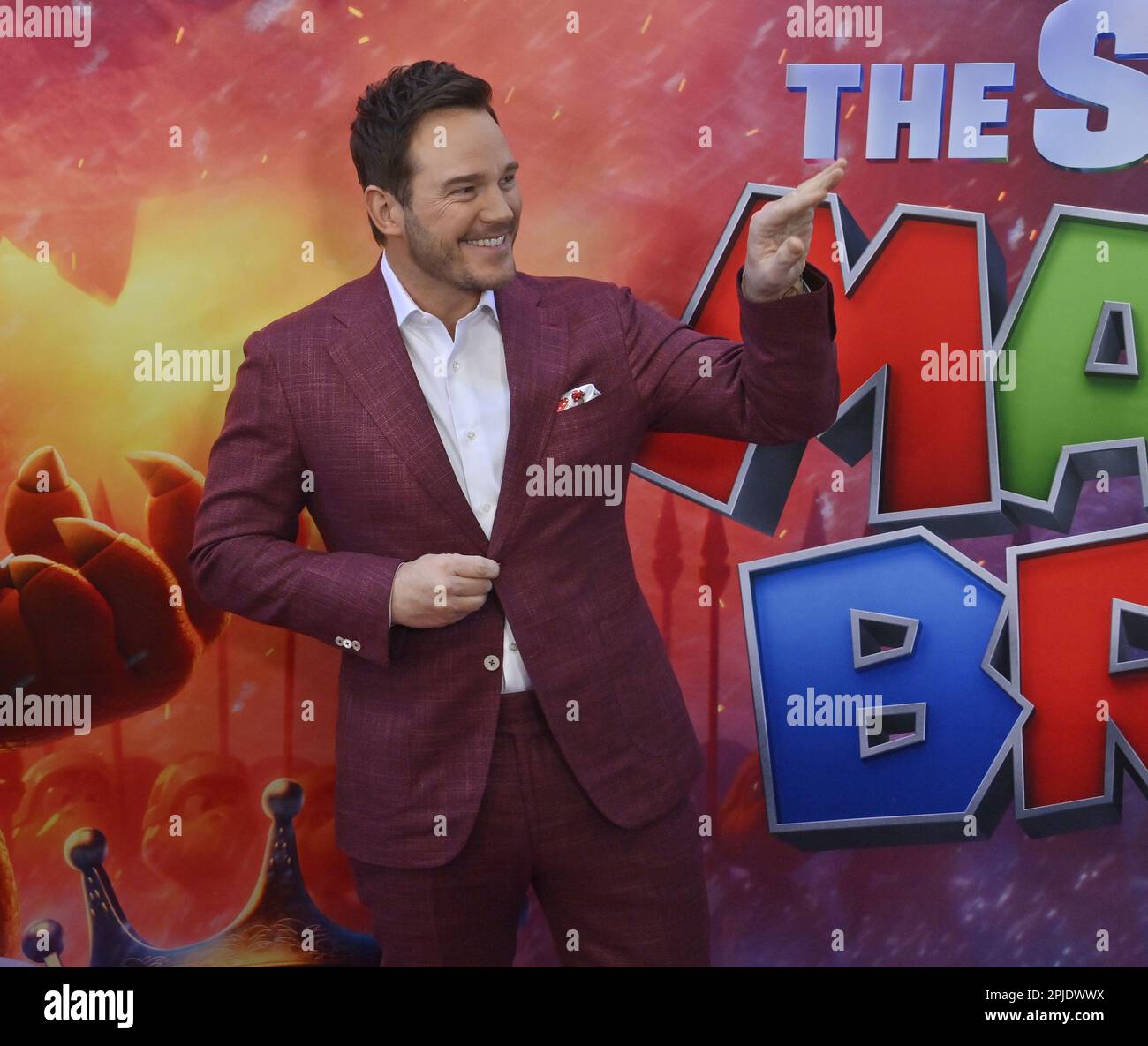 Los Angeles, United States. 01st Apr, 2023. Cast member Chris Pratt ...