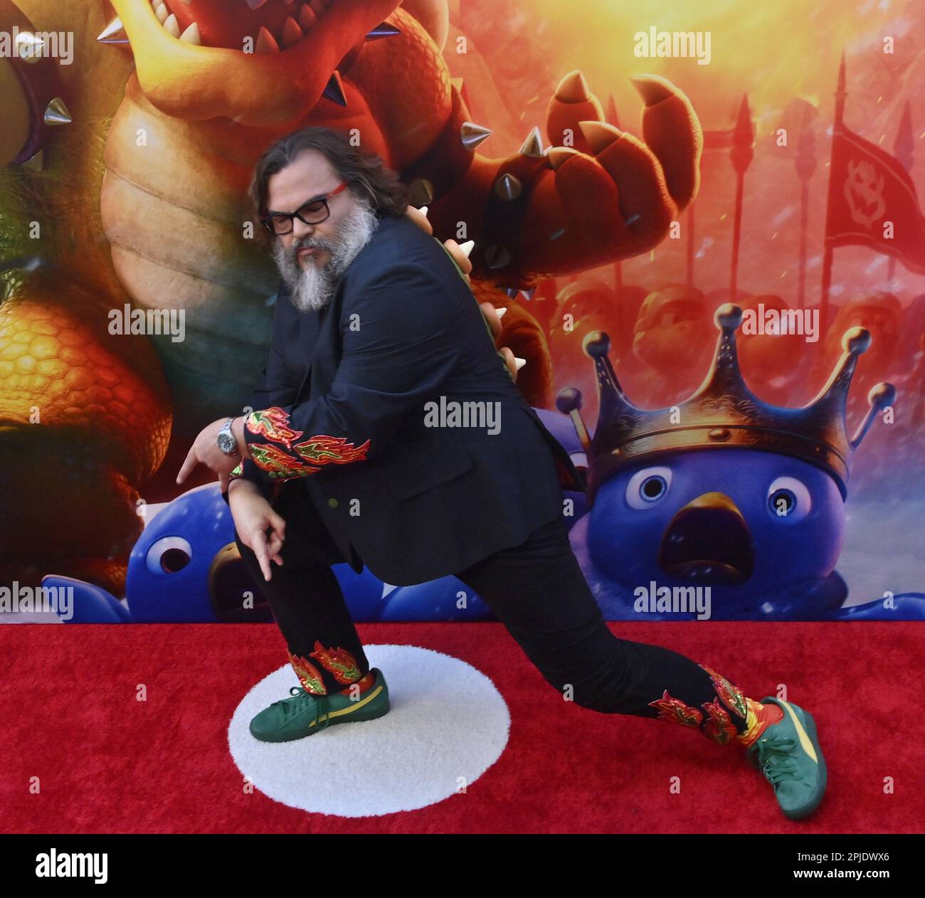 Los Angeles, United States. 01st Apr, 2023. Cast member Jack Black, the ...