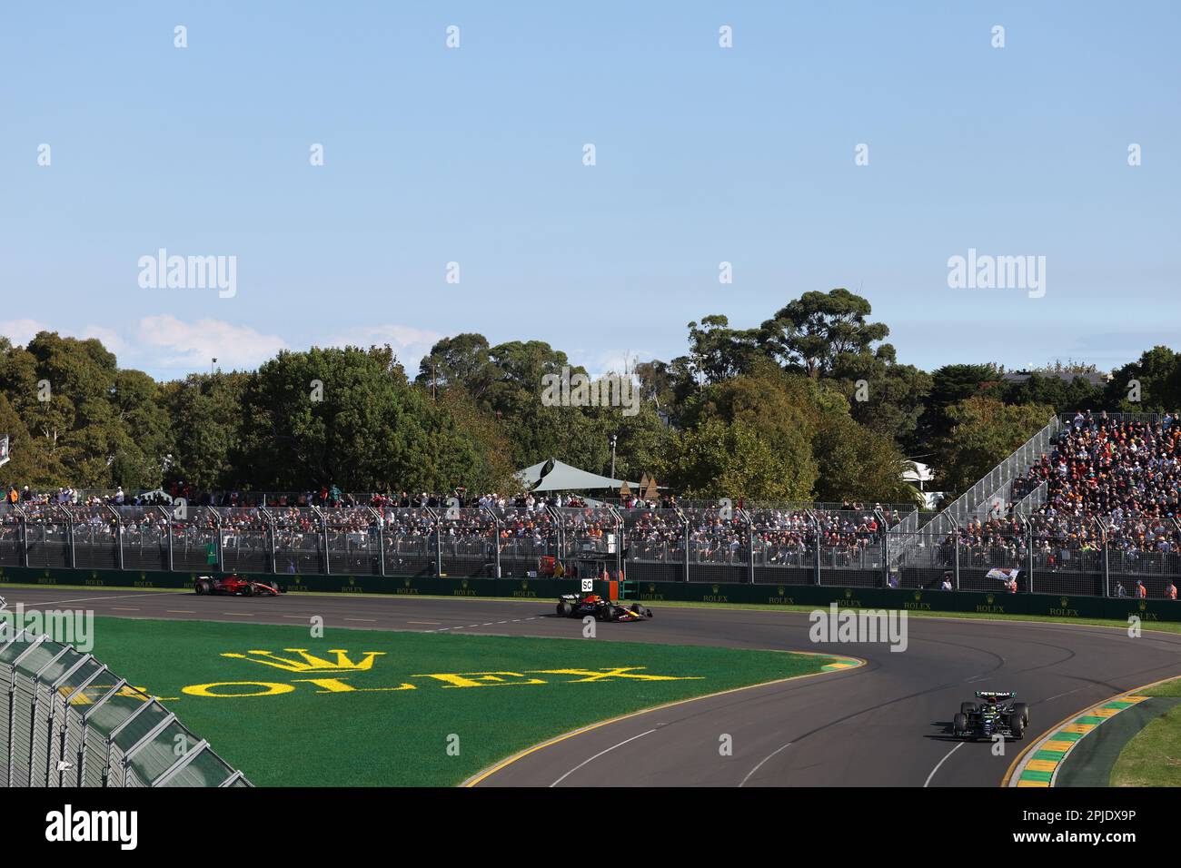 Melbourne, Australia. 02nd Apr, 2023. Lewis Hamilton (GBR) Mercedes AMG ...