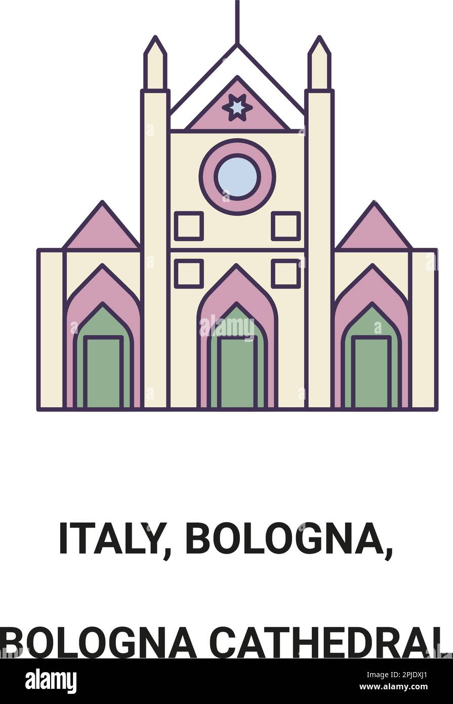 Bologna architecture Cut Out Stock Images & Pictures - Alamy
