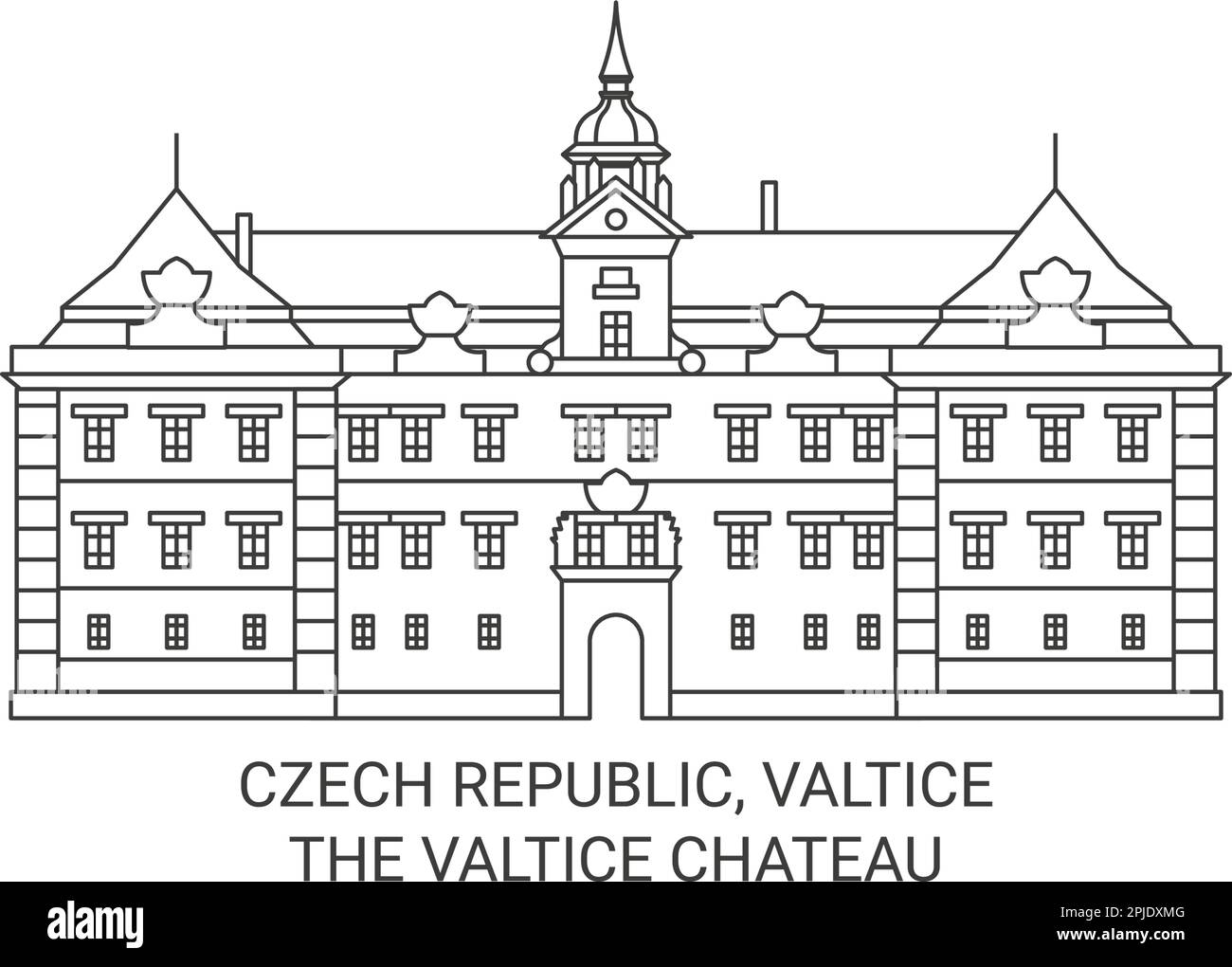 Chateau gardens Cut Out Stock Images & Pictures - Alamy