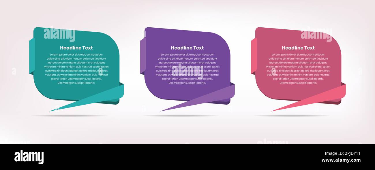 Abstract message or dialog box for infographic text presentation Stock Vector Image & Art - Alamy