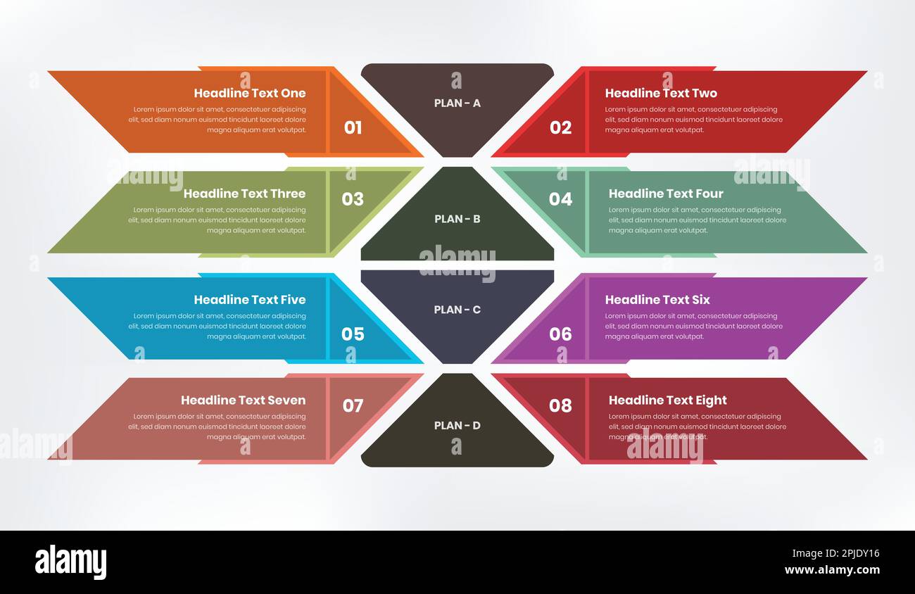 Business plan presentation infographic template design Stock Vector ...