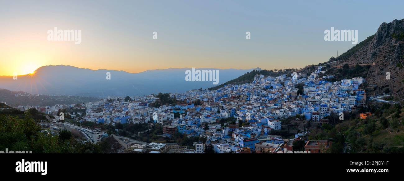 Chefchaouen panoramic view hi-res stock photography and images - Alamy