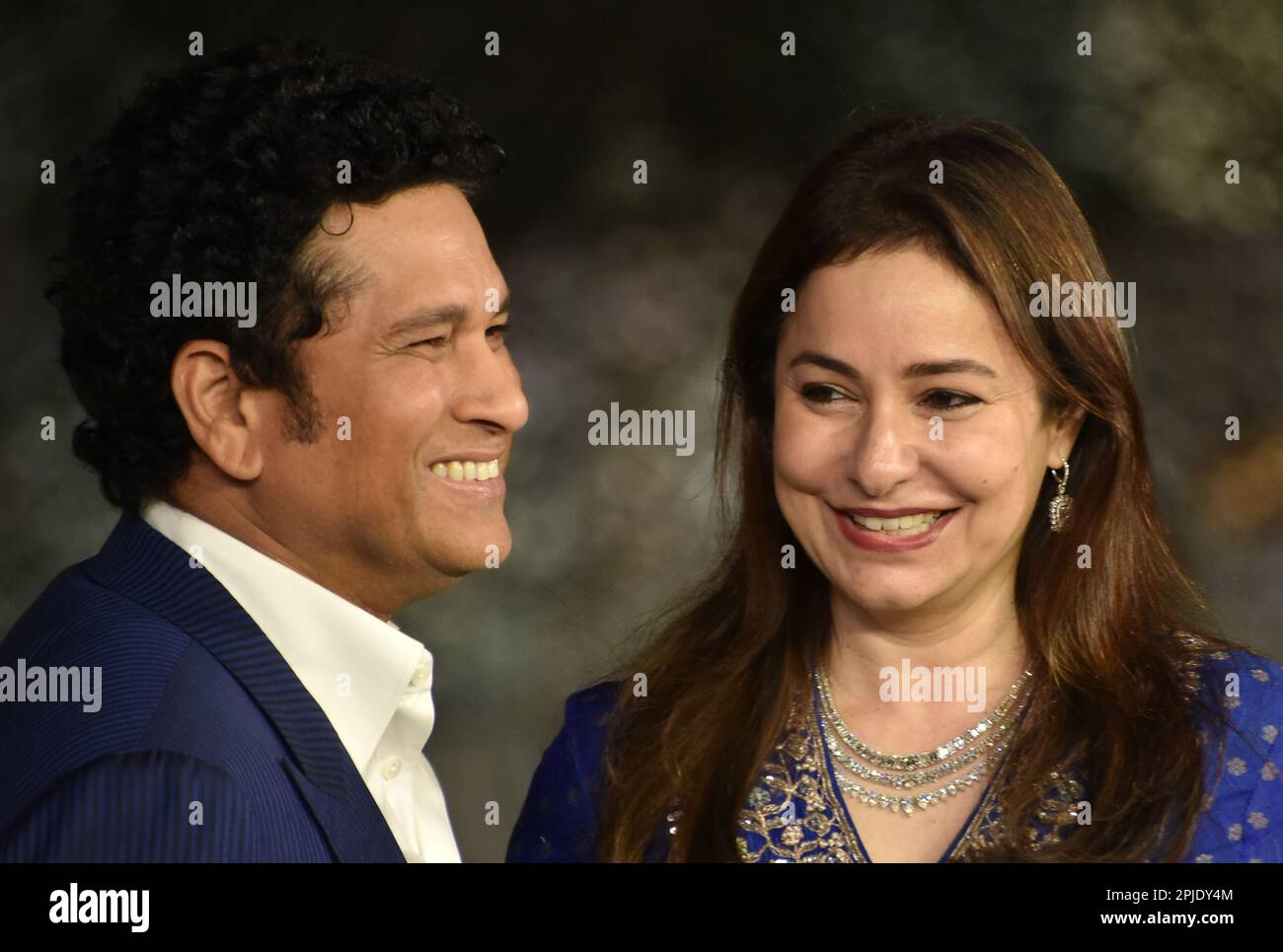 Sachin tendulkar wife hi-res stock photography and images - Alamy