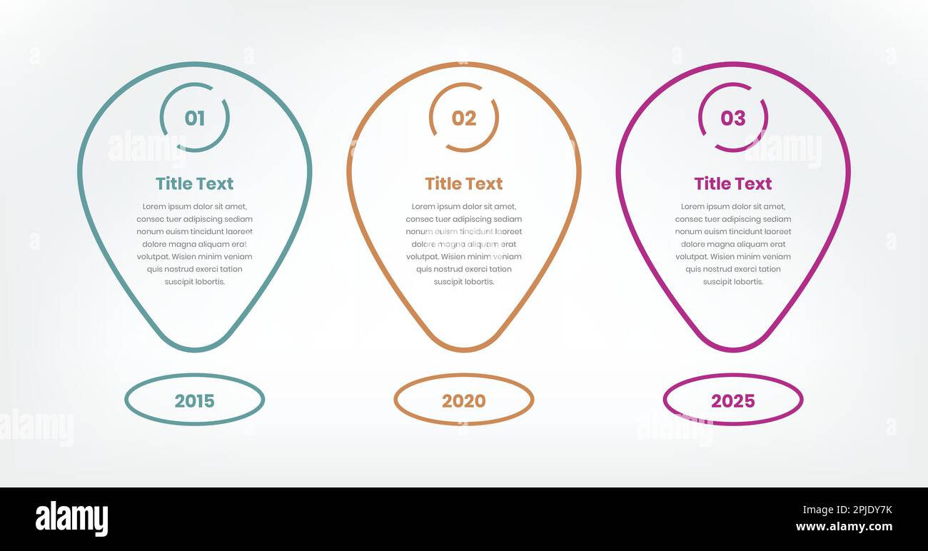 Text in maps pin infographic business data presentation template Stock ...
