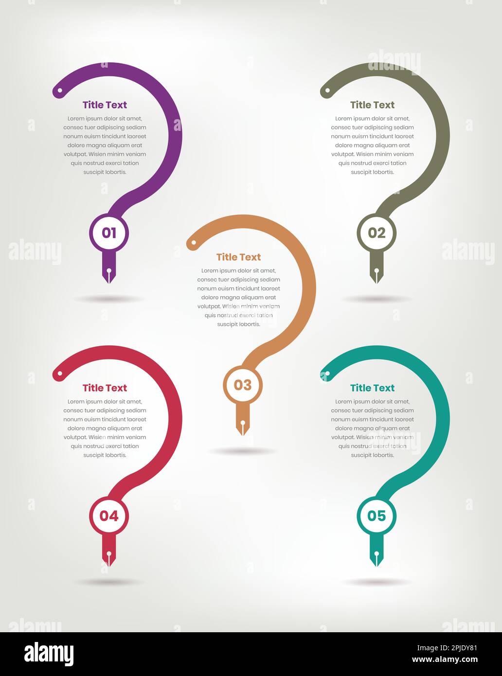 Question style infographic text presentation template Stock Vector ...