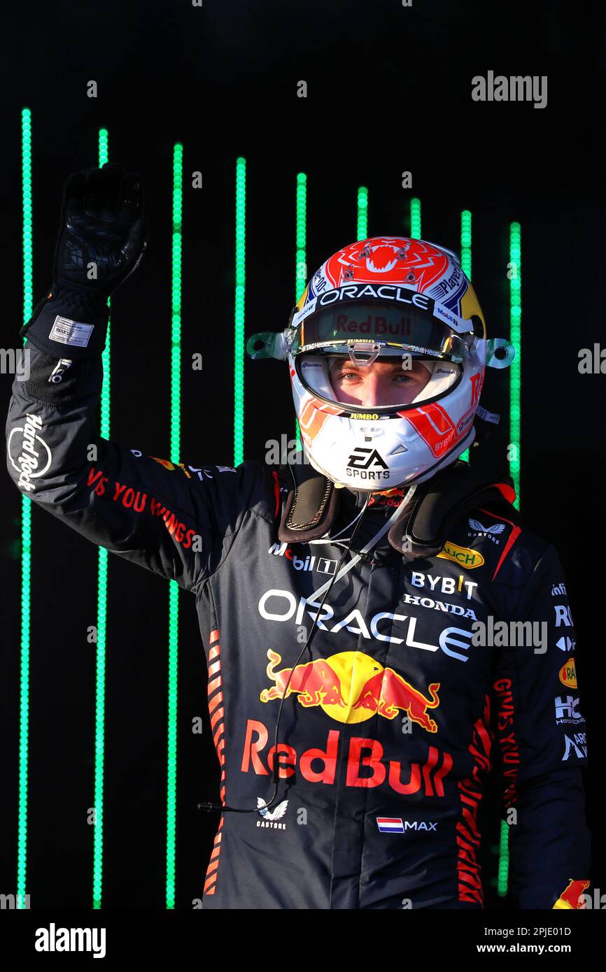 Melbourne, Australia. 02nd Apr, 2023. Race winner Max Verstappen (NLD ...