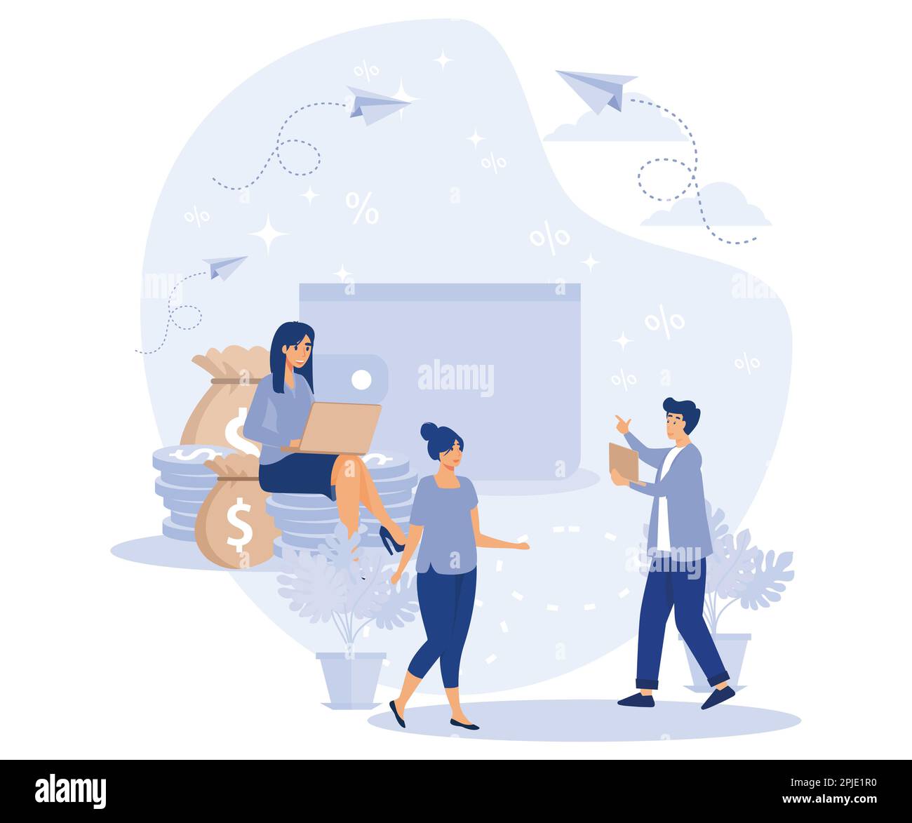 Money in wallet dollars Stock Vector Images - Alamy