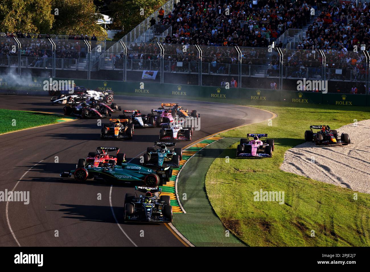 Australian gp 2023 crash hi-res stock photography and images - Alamy