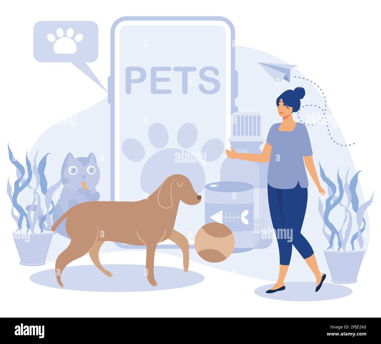 Pet examination vector vectors hi-res stock photography and images - Alamy