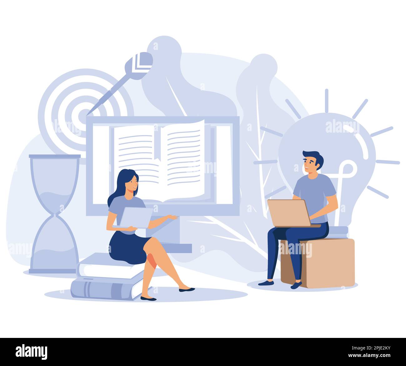 Self-learning, online education, e-book, distance e-learning. Self ...