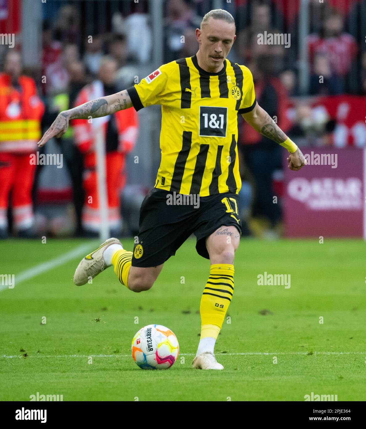 Munich, Germany. 01st Apr, 2023. Soccer: Bundesliga, Bayern Munich ...