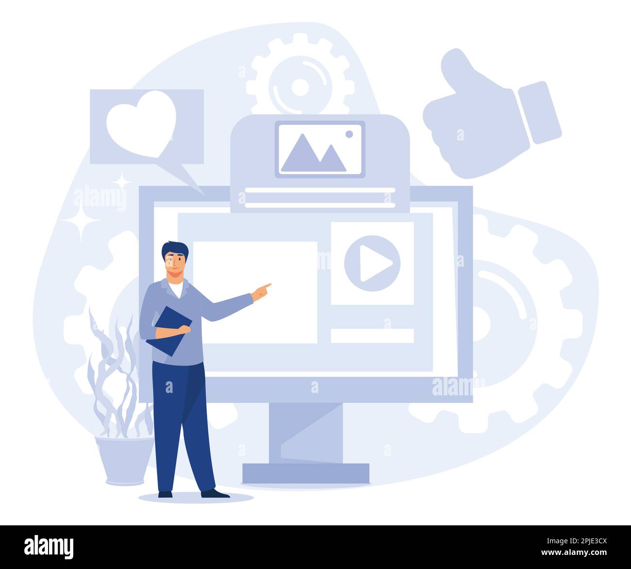 Content aggregator concept, Aggregator software, best media content in ...