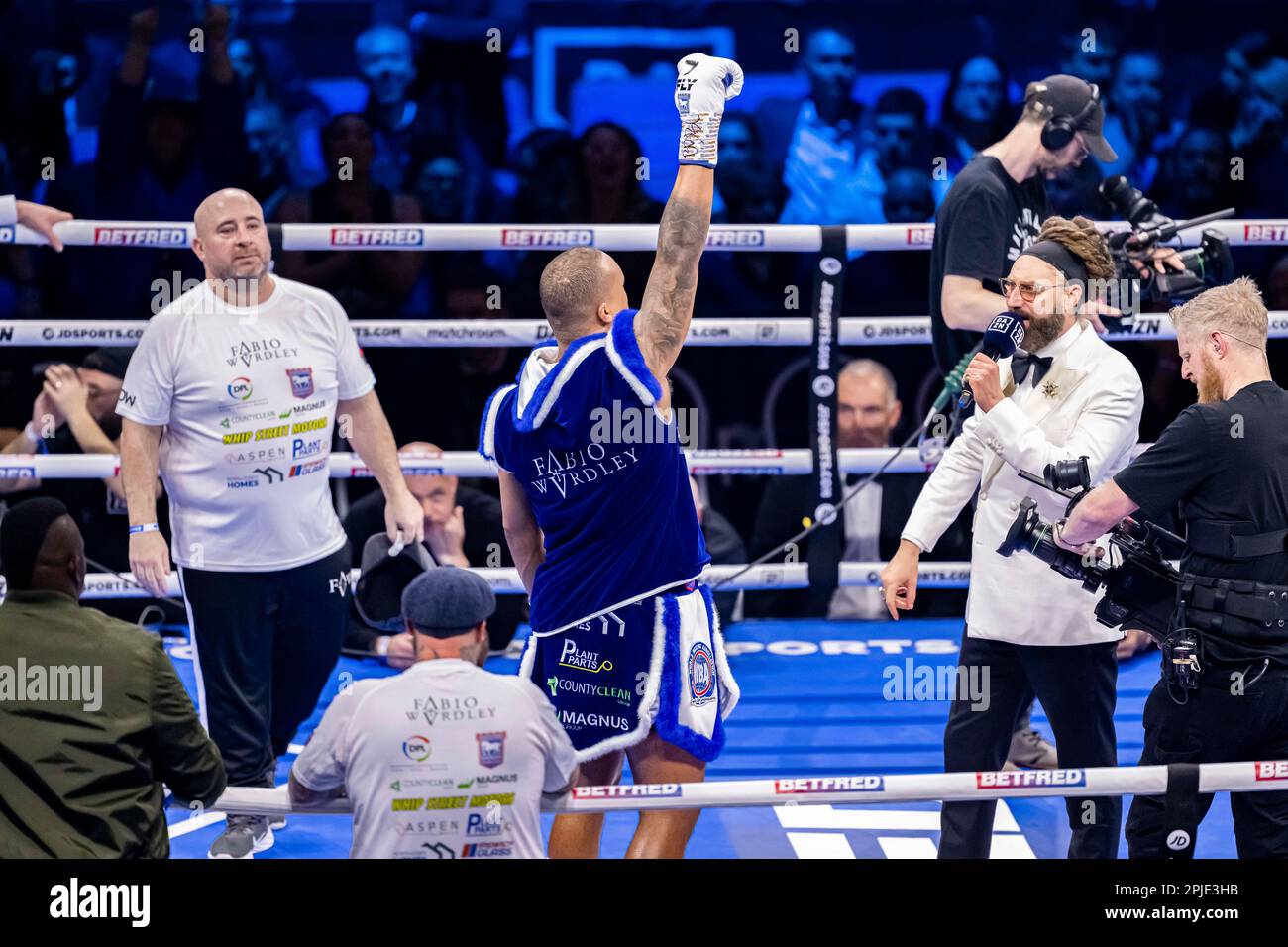 LONDON, UNITED KINGDOM. 01 Apr, 2023. Fabio Wardley vs Michael Coffie - WBA Continental ...