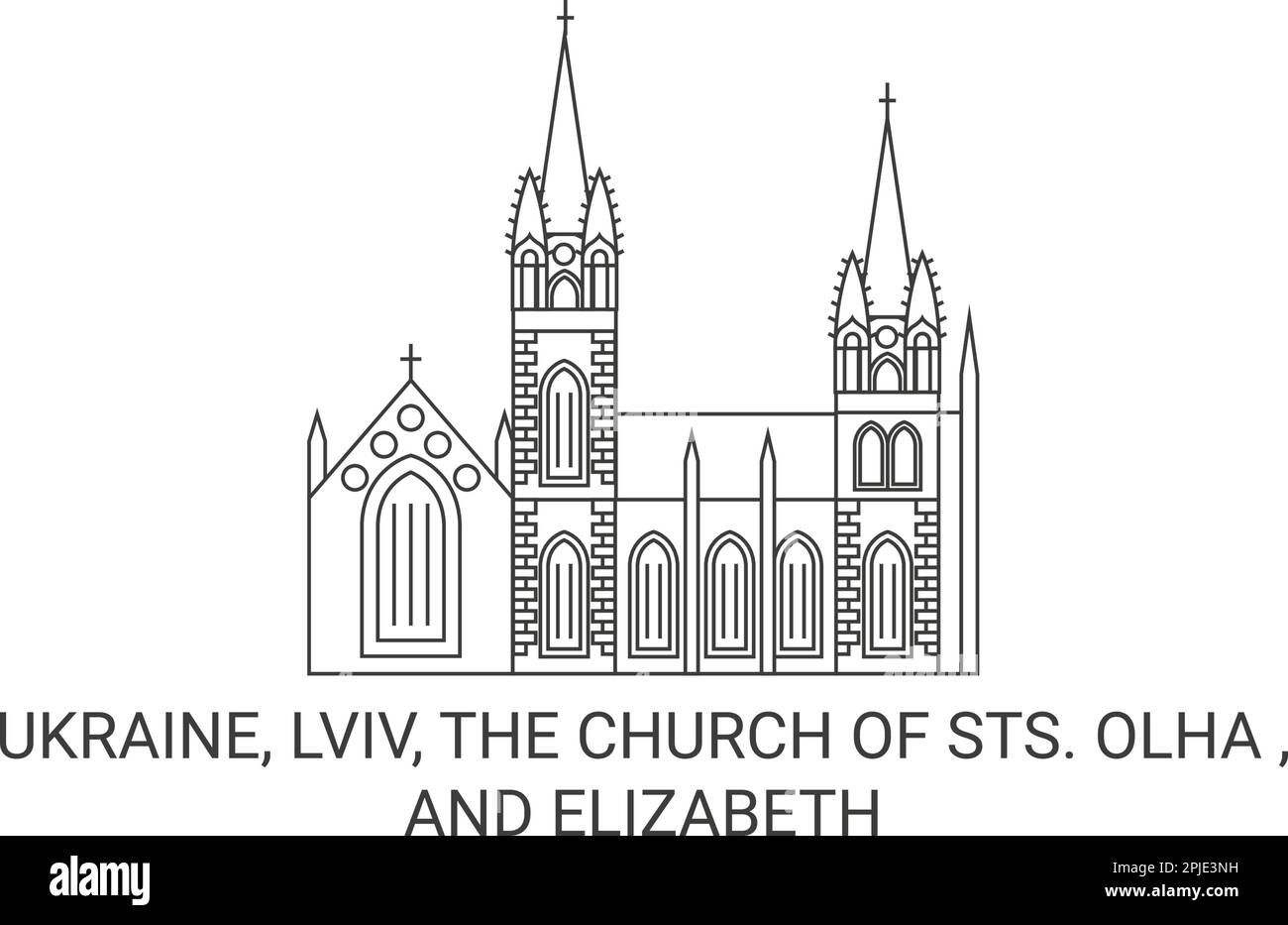 Ukraine, Lviv, The Church Of Sts. Olha , And Elizabeth travel landmark ...