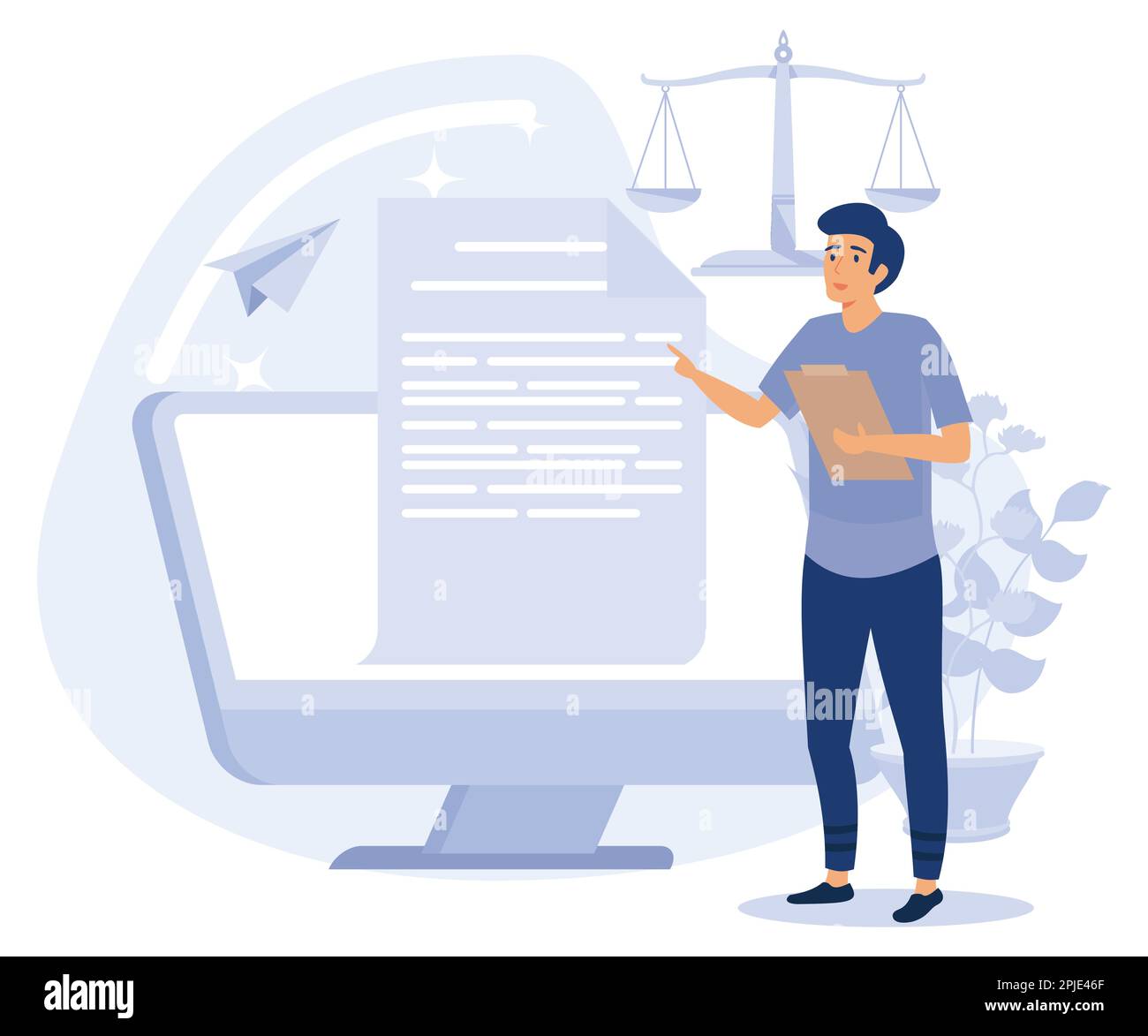 Website disclaimer concept, Terms and conditions, privacy policy, legal ...