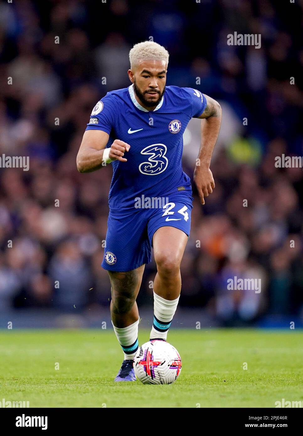 Chelsea’s Reece James during the Premier League match at Stamford ...