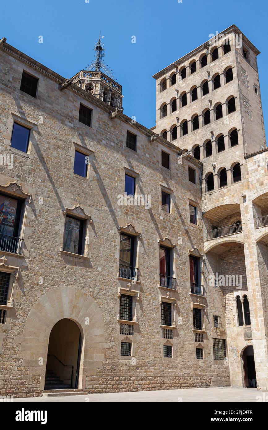 Placa del Rei, King's Square, a 14th-century Medieval Public Square in ...