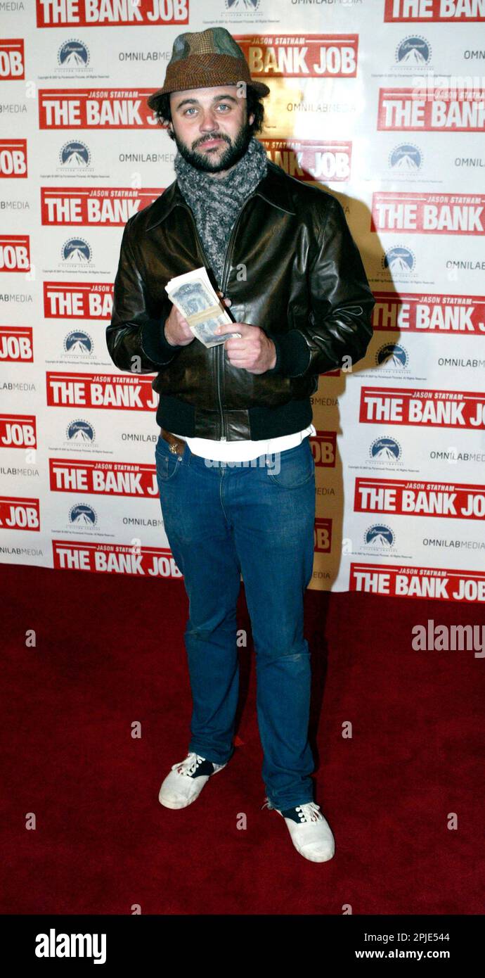 Gyton Grantley The movie premiere of The Bank Job. Sydney, Australia ...