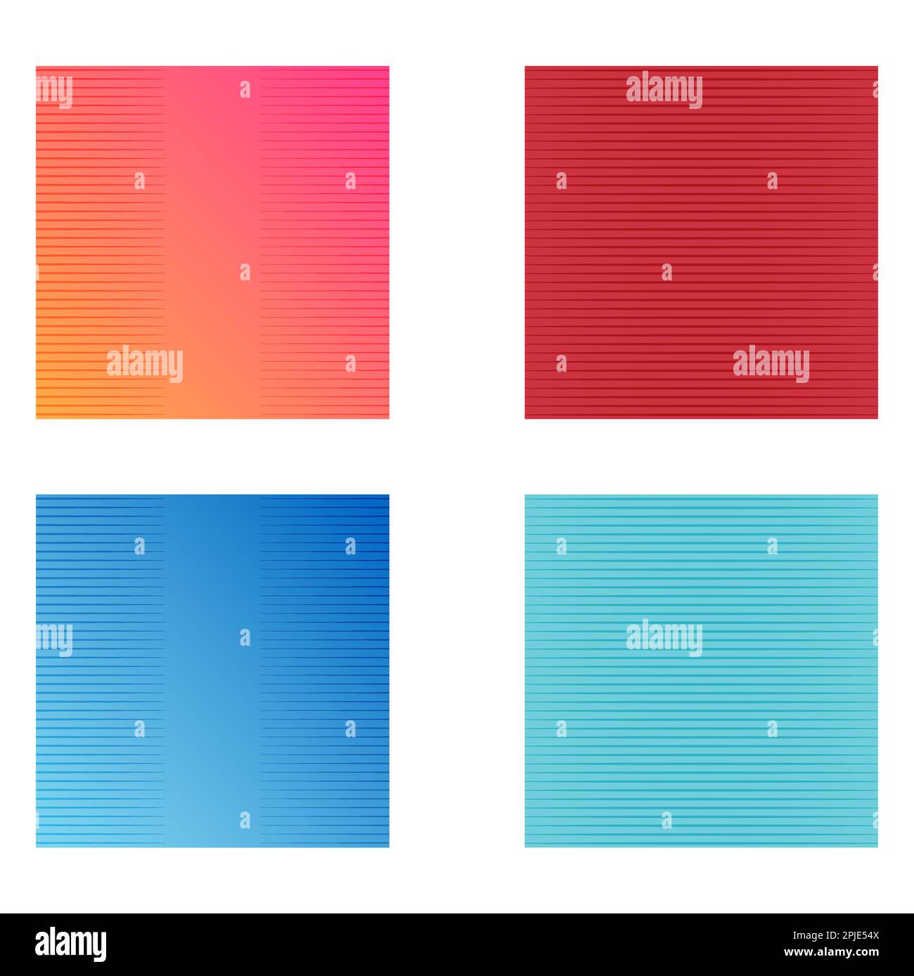 Set of Graphic web background, horizontal line template pattern, cover ...