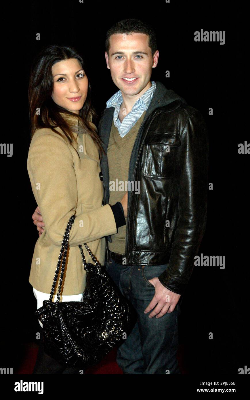 Hoda Vakili and Tom Waterhouse The movie premiere of The Bank Job ...