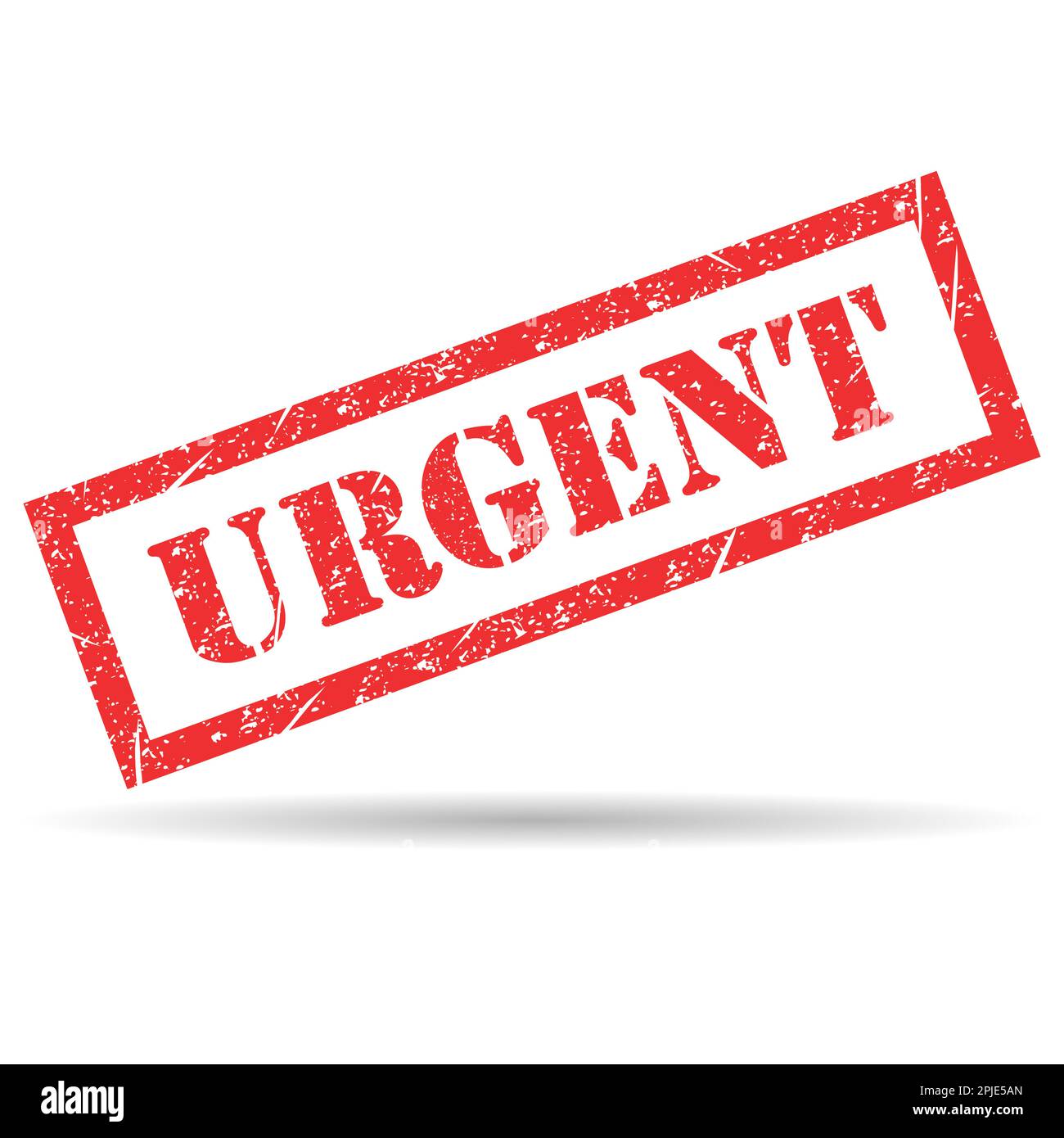 Urgent stamp symbol shadow, label sticker sign button, text banner ...