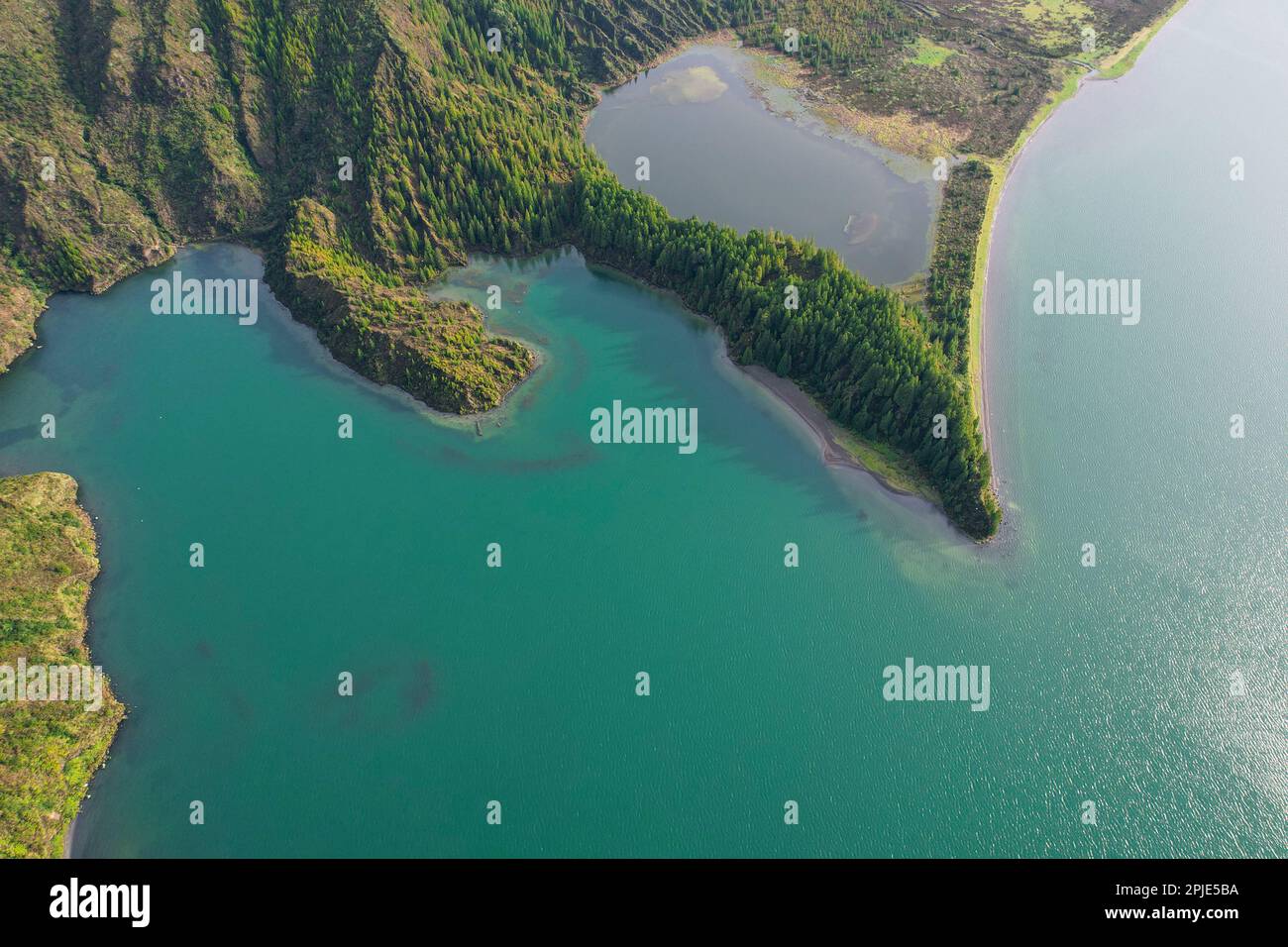 Lagoa do Fogo is a crater lake within the Agua de Pau Massif ...