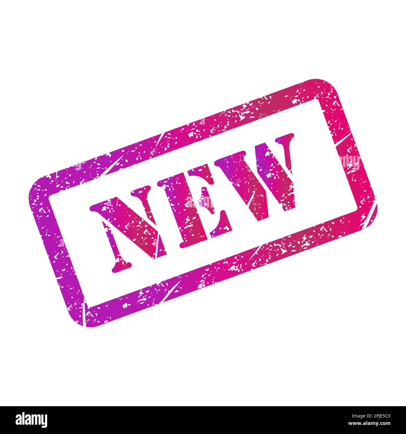 New stamp symbol, label sticker sign button, text banner vector ...