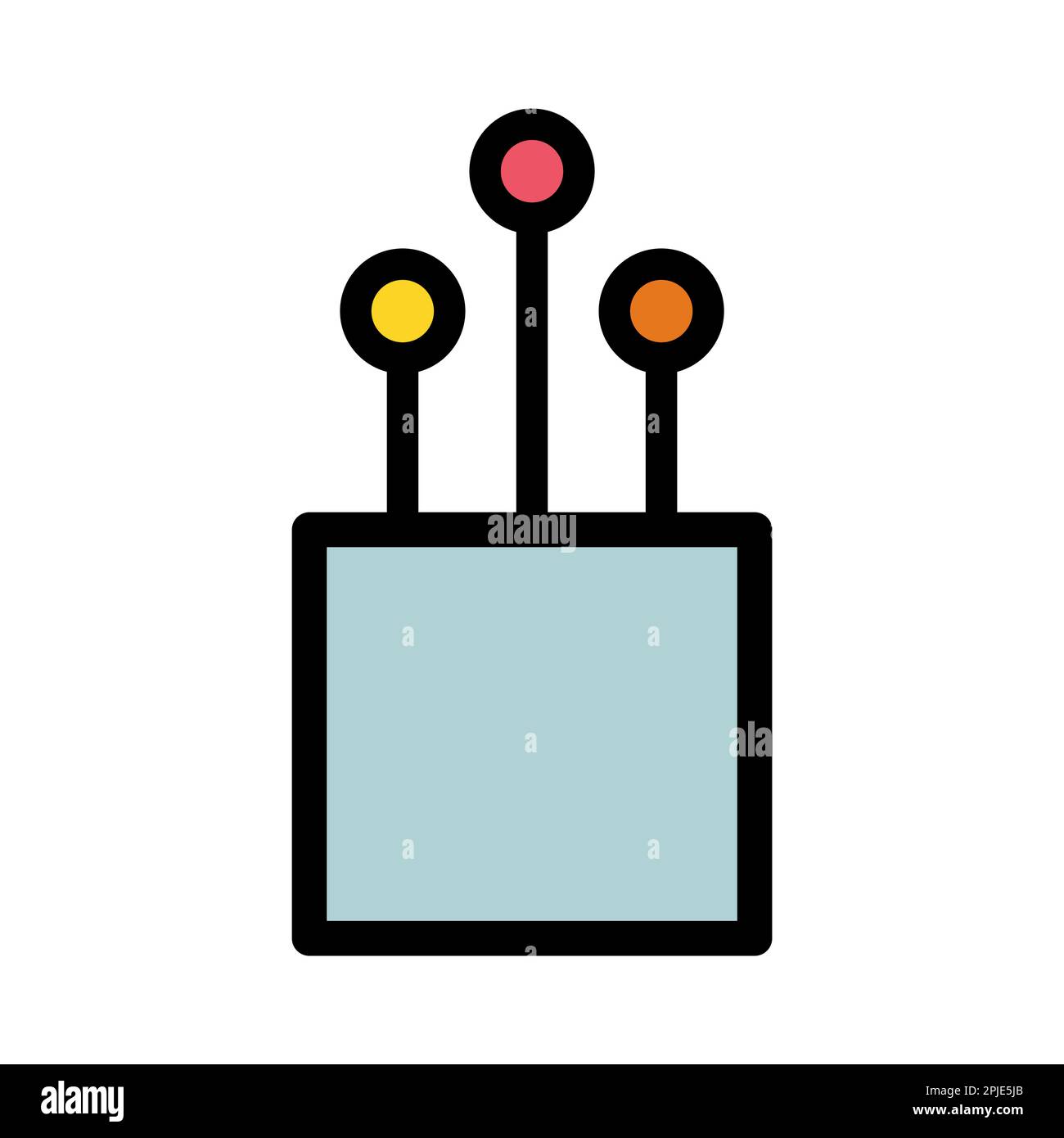 Optical cable icon, technology information wire web network, digital ...