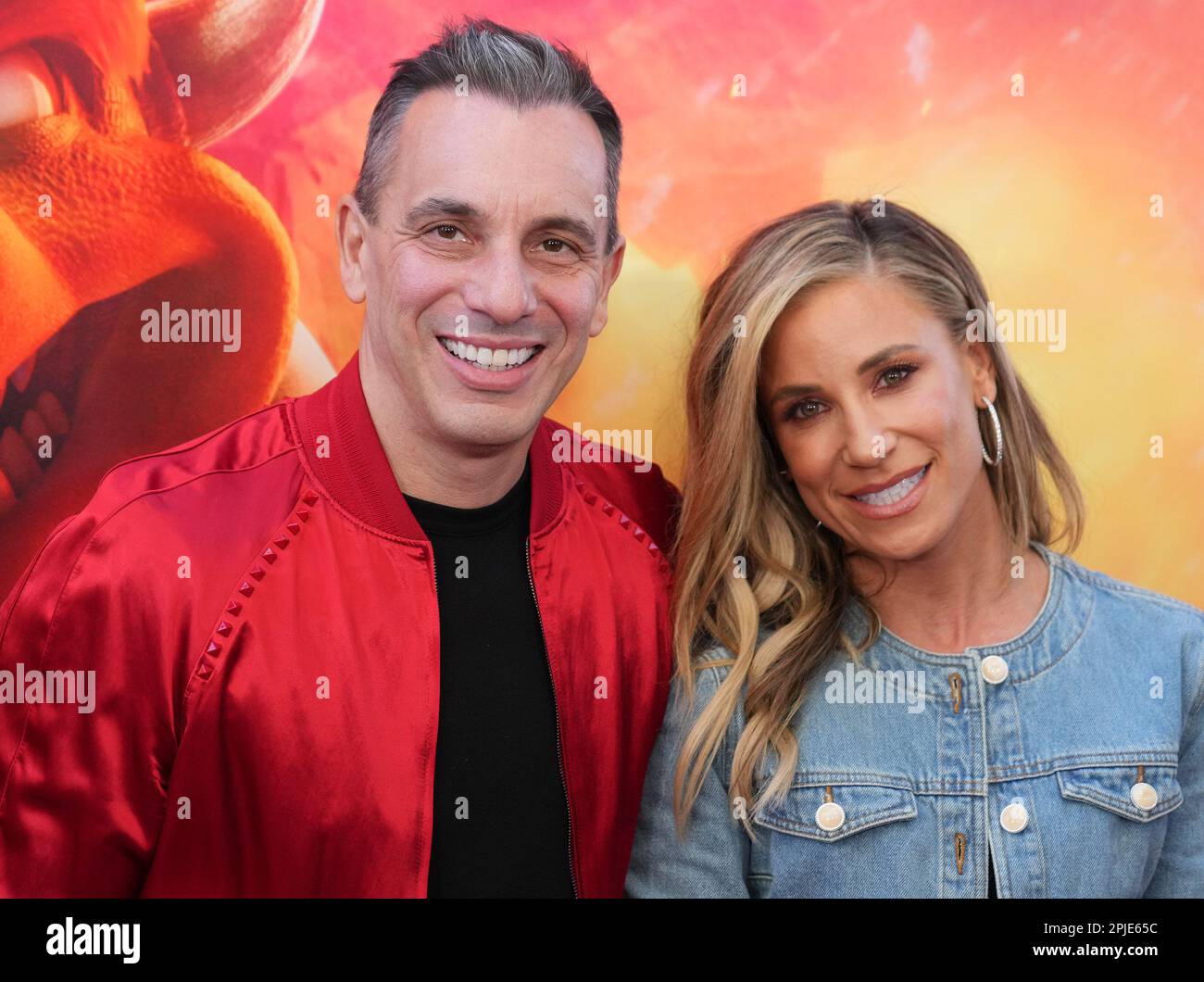 Los Angeles, USA. 01st Apr, 2023. (L-R) Sebastian Maniscalco and Lana ...